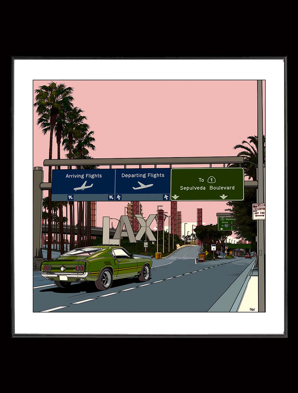 LVUS ILLUSTRATION "LA/BTZ" - LAX – MARCH LA.B